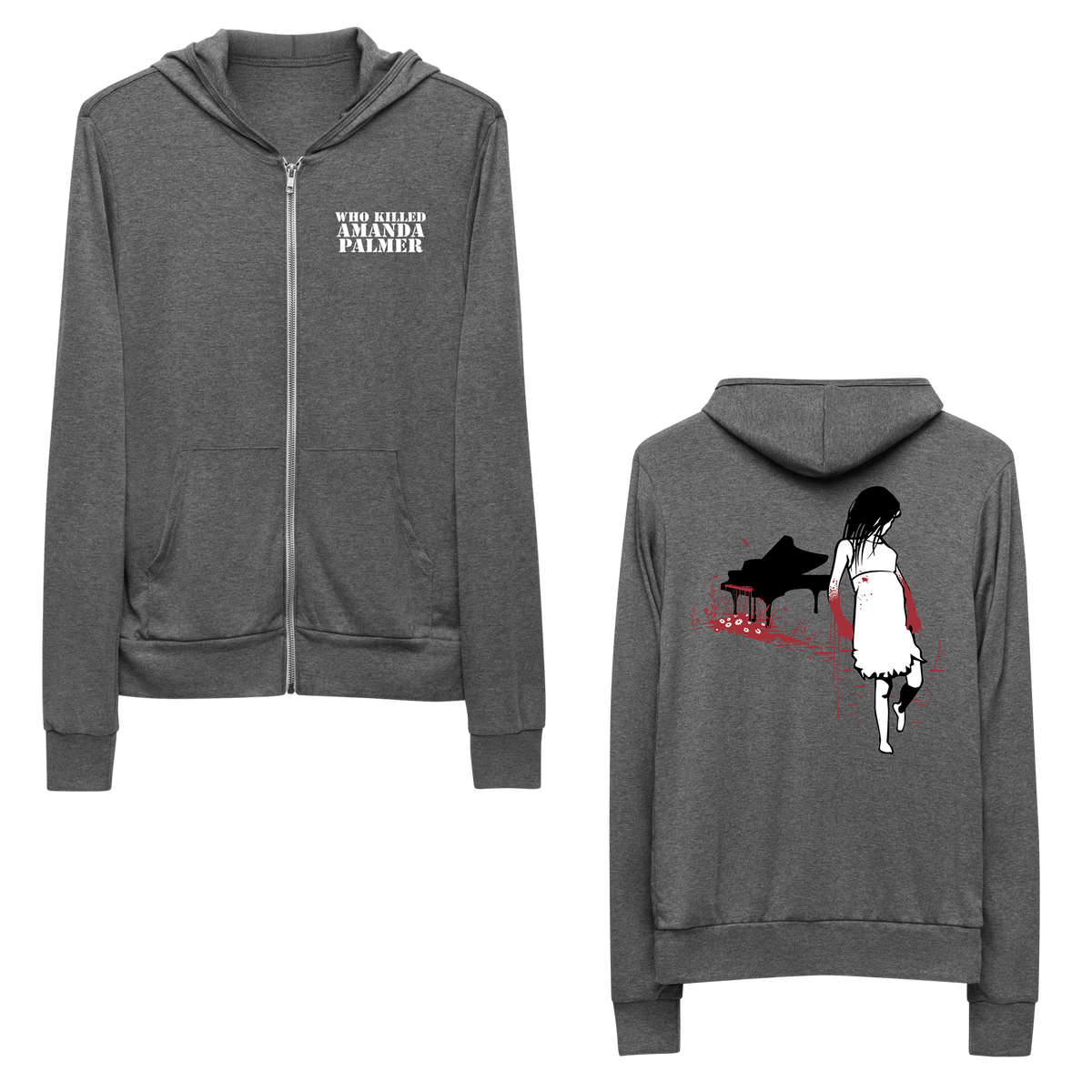 Who Killed Amanda Palmer 15th Anniversary - Zip-up Hoodie – Amanda ...
