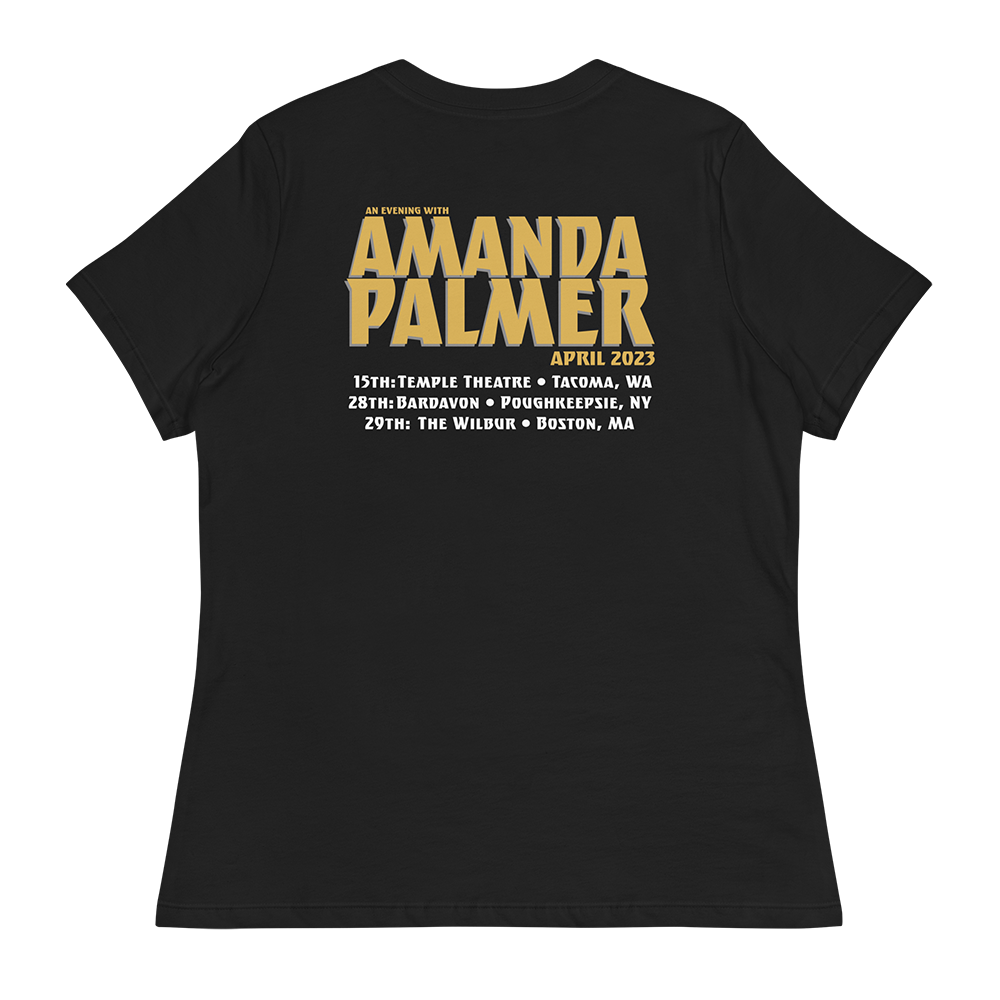 An Evening with Amanda Palmer 2023 Tour Tee (Fitted Cut) – Amanda ...