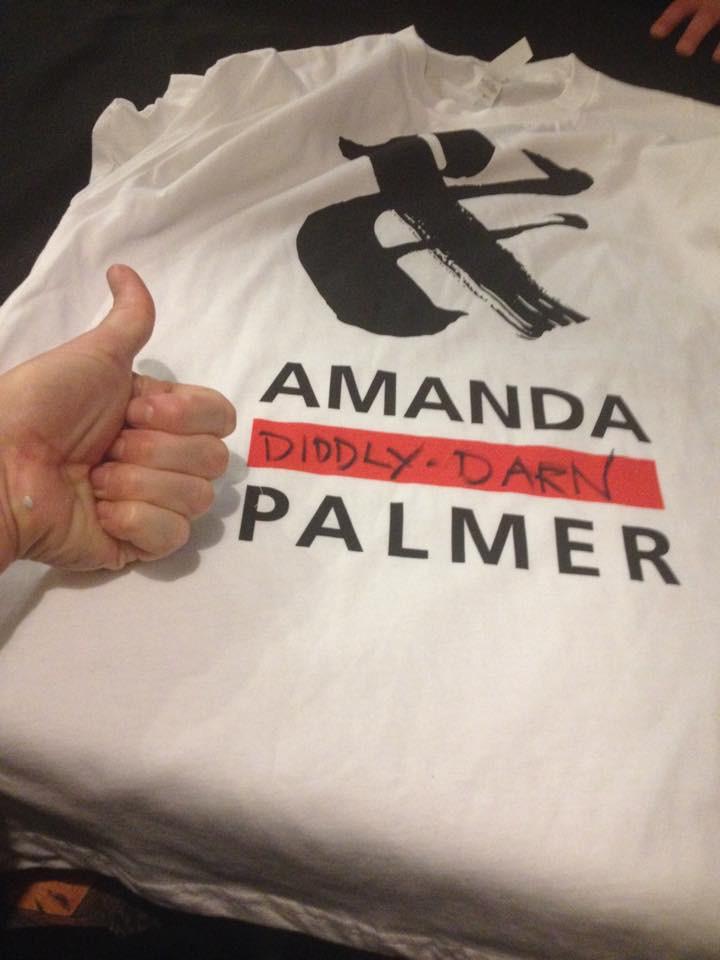 AFP Ampersand White Tee – Amanda Fucking Palmer Online Store